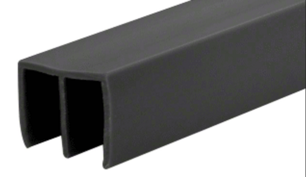 Black 6mm Sliding Glass Track – Habitats At Home